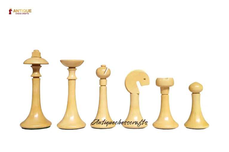 The Metropolis Series Chess Pieces – 3.85″ King – Antique Chess Crafts