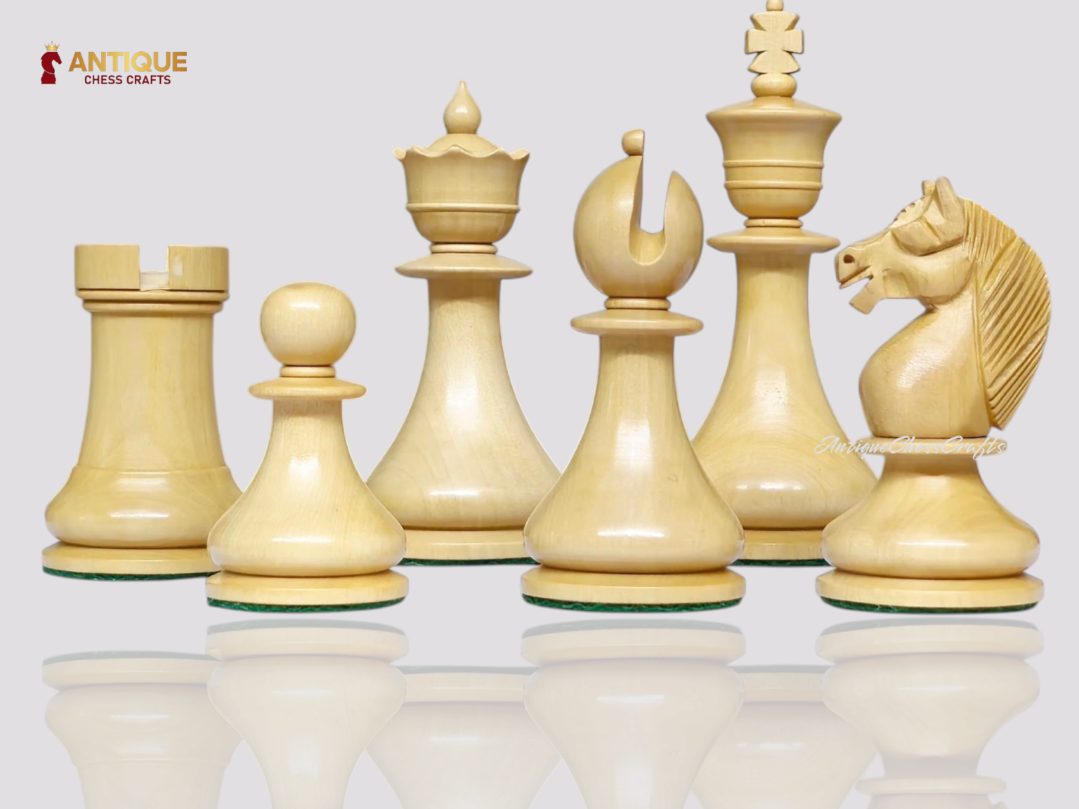 1830 Dublin Style Reproduced Historical Chess Set – 3.75″ King Height ...